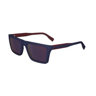 Lacoste Rechteckige Sonnenbrille - - Accessories - Herren - Blau - 56 MM