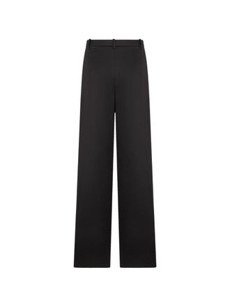 Emporio Armani Twill Trousers - Black