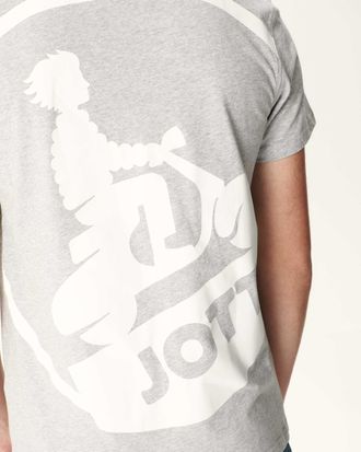 Jott T-shirt mixte en coton biologique Gris chin&eacute; Pietro - Taille XXS