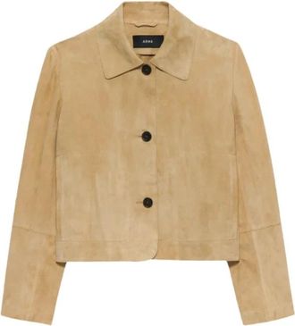 Arma Femme, Vestes, Brun, Taille: 42 FR Emy Suede Jacket