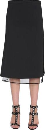 Versace Femme, Jupes, Noir, Taille: 34 FR Midi Skirt