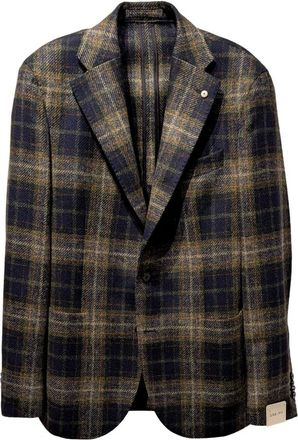 L.B.M. 1911 L.b.m. 1911, Homme, Vestes, Multicolore, Taille: 2XL Americana corte sartorial
