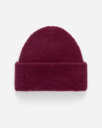 Arket Beanie Aus Alpakawolle Und Wolle -Rot