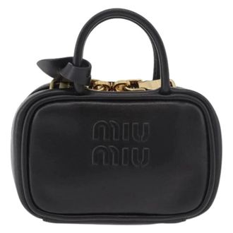 Miu Miu Sac Mini Pre-owned - Femme - Pre-owned - Noir - Taille: ONE Size