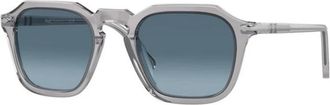 Persol Square Acetate Sonnenbrillen - - Accessories - unisex - Grau - 50 MM