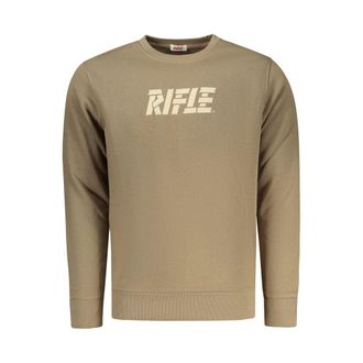 Rifle Marrone Baumwoll Herren Sweatshirt