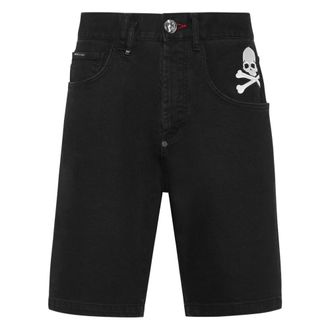 Philipp Plein Homme, Shorts, Noir, Taille: W36 Shorts Denim Formentera Basics