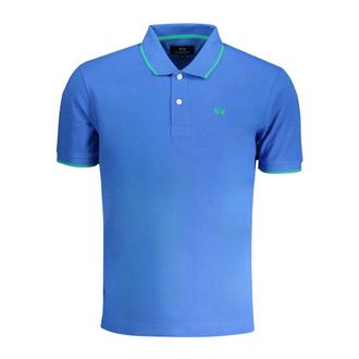 La Martina Blau Polo-Shirt mit kurzen &Auml;rmeln - - Tops - Herren - Blau - L