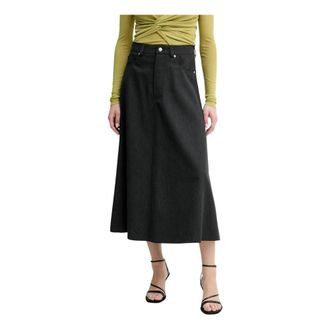 Nanushka Cintia Midi Rock - - Skirts - Damen - Schwarzk - S