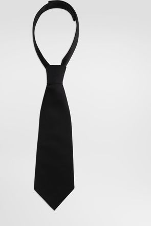 Dolce & Gabbana Krawatte Aus Satin - Frau Collection Schwarz Satin Onesize