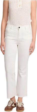 Kocca Femme, Jeans, Blanc, Taille: 44 FR Pantaloni cropped in cotone