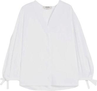 Max Mara Femme, Blouses et Chemises, Blanc, Taille: 42 FR Chemise Blanche avec Poignets &agrave;