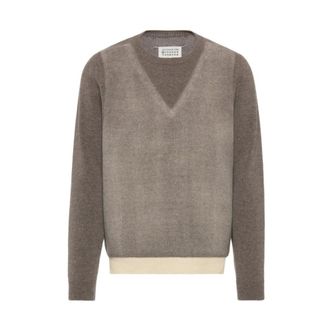 Maison Margiela Herren, Strickwaren, Braun, MGr&ouml;&szlig;e