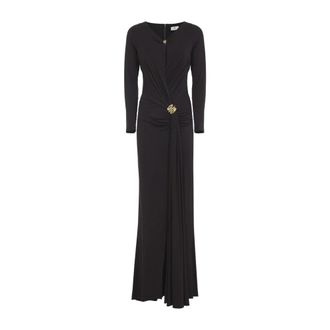 Elisabetta Franchi Red Carpet Kleid - - Dresses - Damen - Schwarzk - M