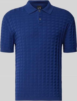 A|X Armani Exchange Regular Fit Poloshirt aus Viskose-Mix Modell Maglia