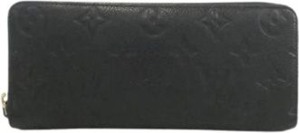 Louis Vuitton Portefeuille long Pre-owned (bi-pli) - Femme - Pre-owned - Noir - Taille: ONE Size