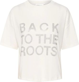 Karen by Simonsen Femme, Tops, Blanc, Taille: 40 FR Noomakb Tee