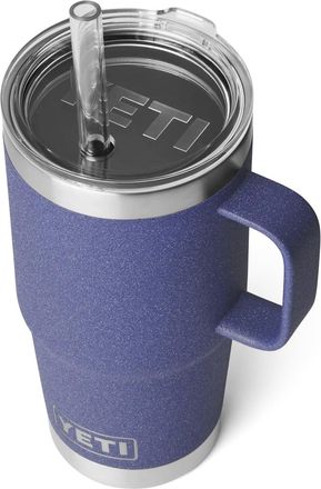 Yeti Rambler Trinkbecher Mit Trinkhalmdeckel, Moon Dust, 25 oz (739 ml)
