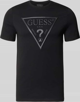 Guess T-Shirt mit Logo und Rundhalsausschnitt