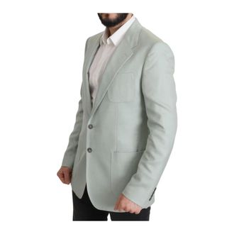 Dolce & Gabbana Homme, Costumes, Vert, Taille: XL Veste Blazer Crois&eacute;e