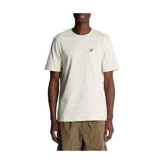 Lyle & Scott T-Shirt mit Rundhalsausschnitt - - Tops - Herren - Gr&uuml;n - XL