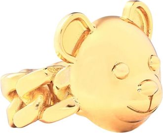 Moschino Teddy Bear Kettenring - - Accessories - unisex - Gelb - M