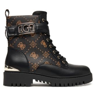 Guess Schnürstiefeletten Guess FLTORA FAL10 Schwarz