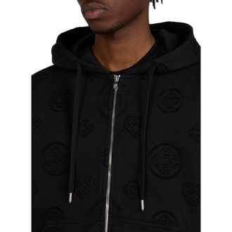 Casablanca Sweat zipp&eacute; ample brod&eacute; &agrave; capuche