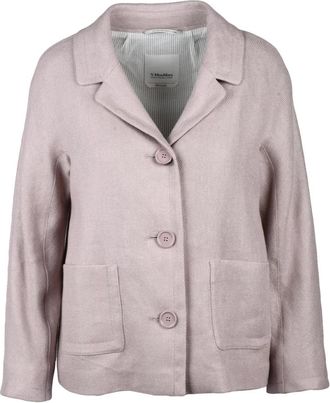 Max Mara Femme, Vestes, Violet, Taille: 42 FR Nicole Jacket