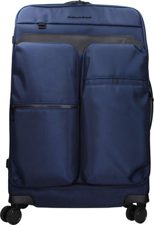 Piquadro Hommes Chariot Tissu Bleu