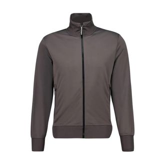 Palm Angels Back Curved Logo Track Jacket - - Sweatshirts & Hoodies - Herren - Grau - M