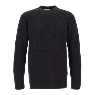 Laneus Alpaka-Mischung Pullover - - Knitwear - Herren - Schwarzk - XL