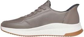 Skechers Homme Bobs Squad 4 Direct Step Basket, Taupe PU, 41 EU