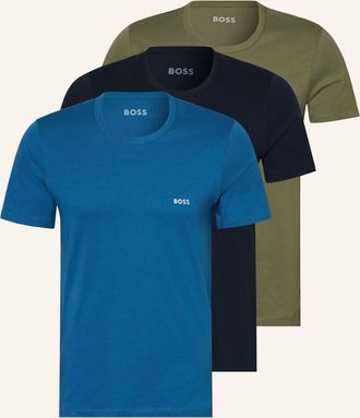 HUGO BOSS 3er-Pack T-Shirts Pure Cotton gruen