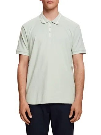 Esprit Herren 043EE2K322 Polohemd, 340/PASTEL Green, S
