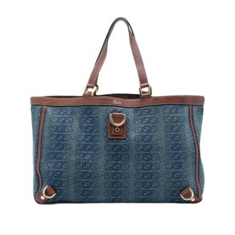 Gucci Pre-owned Abbey D-Ring Tote Bag - Femme - Pre-owned - Bleu - Taille: ONE Size