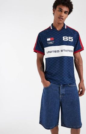 Tommy Hilfiger World Cup US - Fu&szlig;balltrikot in Marineblau-Navy