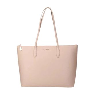 Ga&euml;lle Paris Eco-Leder Metall Logo Shopper - - Bags - Damen - Beige - ONE SIZE