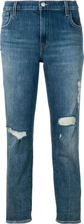 J Brand Femme, Jeans, Bleu, Taille: W28 Johnny Jean Coupe Gar&ccedil;on Taille Moyenne