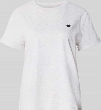 OPUS Relaxed Fit T-Shirt mit Motiv-Stitching Modell Serz