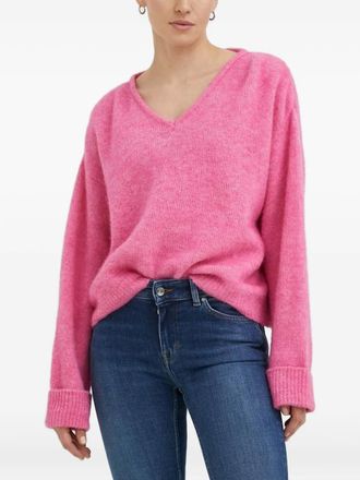 American Vintage pull East à col v - Rose