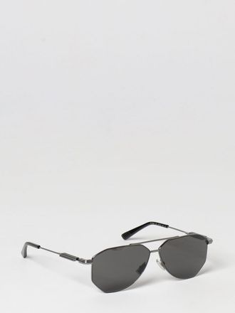 Bottega Veneta Lunettes de soleil aviateur en m&eacute;tal &agrave; double pont