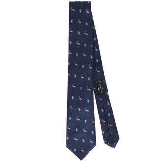 Etro Flamenco Krawatte - - Accessories - Herren - Blau - ONE SIZE