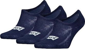 Levi's Footie Chaussettes, Durable Bleu Marine, 43/46 (Lot de 3) Mixte
