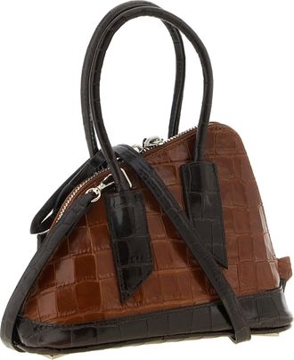 The Attico Calfskin Leather Bag - Brown