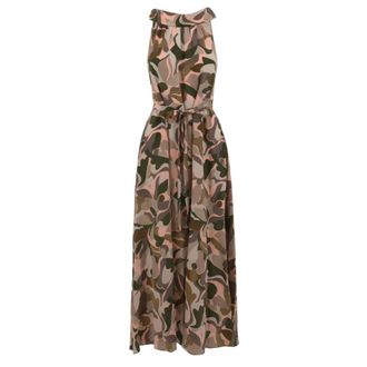Aspesi Trapezf&ouml;rmiges Maxi-Kleid - - Dresses - Damen - Mehrfarbig - S