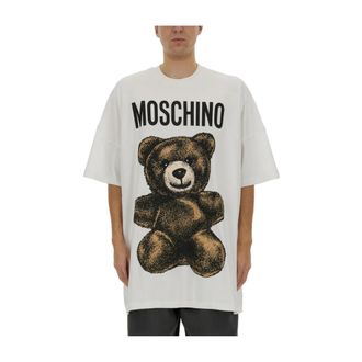 Moschino T-Shirts - - Tops - Herren - Wei&szlig; - M