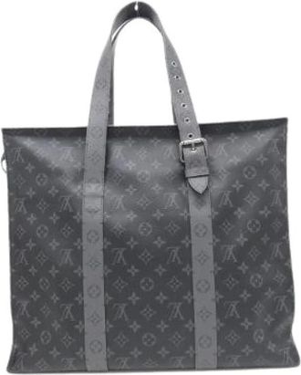Louis Vuitton Pre-owned Monogram Eclipse Reverse Cabas Zip Tote Bag - Homme - Pre-owned - Noir - Taille: ONE Size