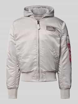 Alpha Industries Bomberjacke mit Label-Patch