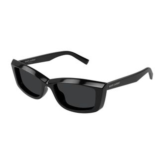 Saint Laurent Schwarze Cat-Eye Sonnenbrille SL 658 - - Accessories - Damen - Schwarzk - 54 MM